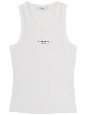 Givenchy Tank Top With Logo - White