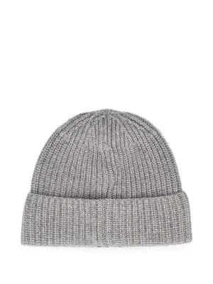 Stone Island Logo Wool Beanie