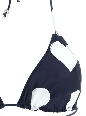 Jacquemus Le Haut De Plage Triangle' Bikini Top - Blue