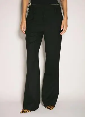 Prada Wool Gabardine Pants - Black