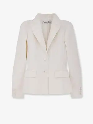 Dior Wool And Silk Blend Jacket - Multicolor