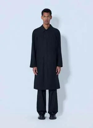 Prada Classic Single-breasted Coat - Black