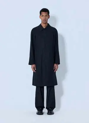 Prada Classic Single-breasted Coat - Black