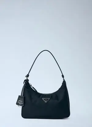 Prada Re-nylon And Saffiano Re-edition 2005 Mini Bag - Black