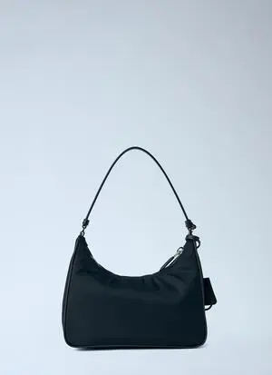 Prada Re-nylon And Saffiano Re-edition 2005 Mini Bag - Black