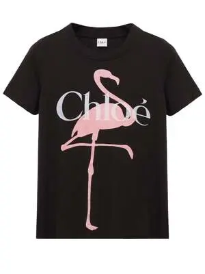 Chloé T-shirt With Logo - Black