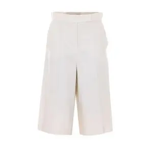 Max Mara Wide Linen Trousers - Cream