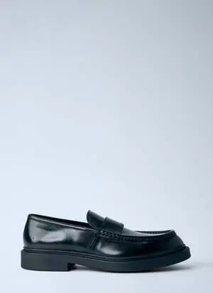 JIL SANDER Brushed Leather Loafers