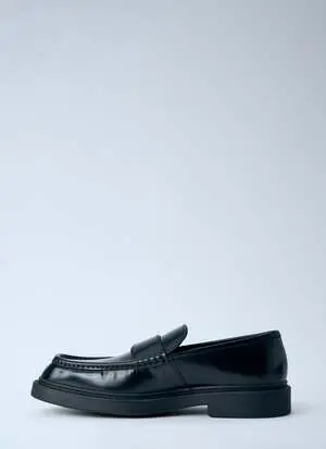 JIL SANDER Brushed Leather Loafers