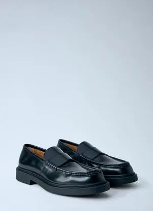 JIL SANDER Brushed Leather Loafers