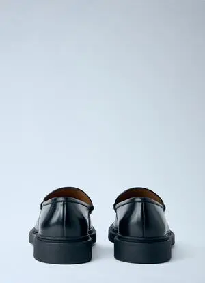 JIL SANDER Brushed Leather Loafers