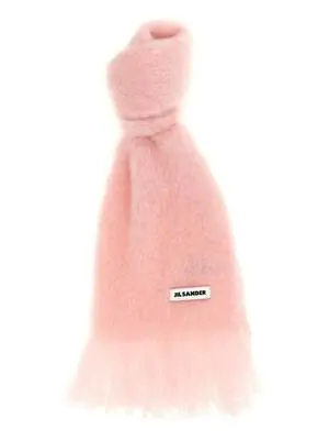 JIL SANDER Mohair Scarf - Pink