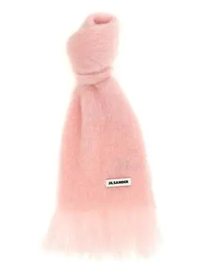 JIL SANDER Mohair Scarf - Pink