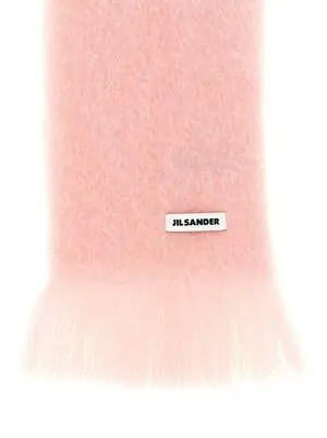 JIL SANDER Mohair Scarf - Pink