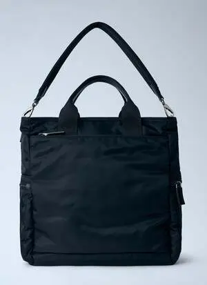 Prada Re-nylon Logo-plaque Tote Bag