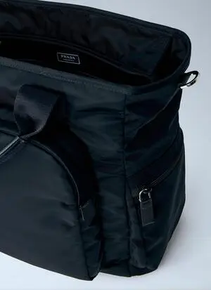 Prada Re-nylon Logo-plaque Tote Bag