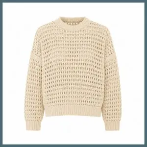 Brunello Cucinelli Knitted Net Sweater