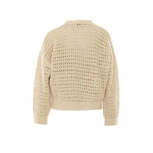 Brunello Cucinelli Knitted Net Sweater