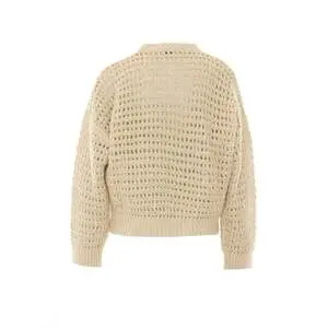 Brunello Cucinelli Knitted Net Sweater
