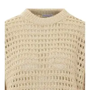 Brunello Cucinelli Knitted Net Sweater