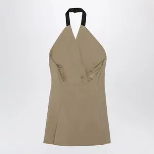 Max Mara Wool And Silk Poplin Sleeveless Jacket - Cream