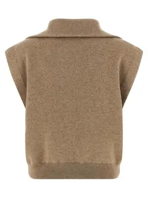 Brunello Cucinelli Shiny Zipper Pull' Vest