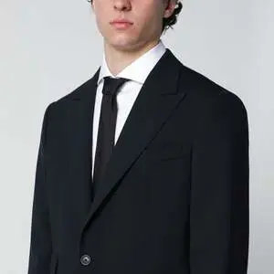 Dsquared2 Navy Single-breasted Suit In Wool Blend