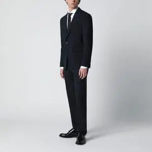Dsquared2 Navy Single-breasted Suit In Wool Blend - Blue
