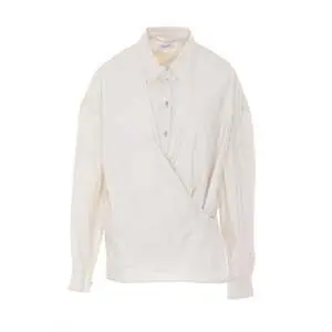 LEMAIRE Straight Collar Twisted Shirt - White