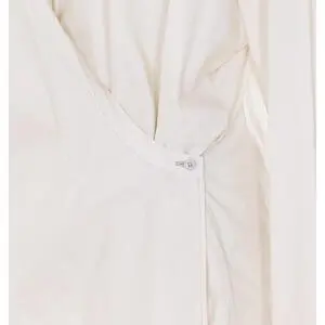 LEMAIRE Straight Collar Twisted Shirt - White