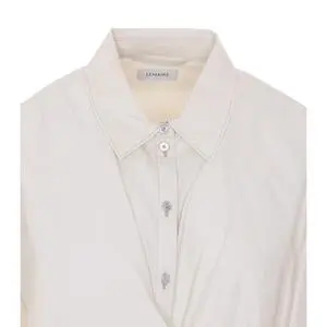 LEMAIRE Straight Collar Twisted Shirt - White