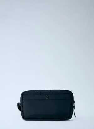 Stone Island Compact Logo Pouch - Black