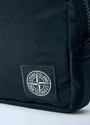 Stone Island Compact Logo Pouch - Black