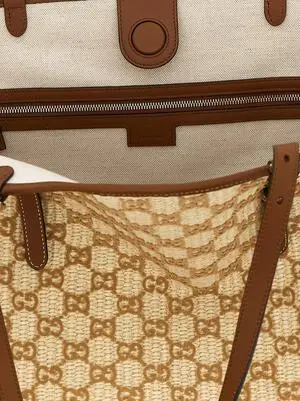 Gucci Woven Shopping Bag