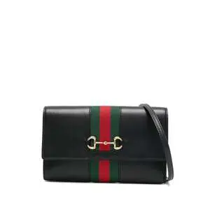 Gucci Leather Shoulder Bag - Black