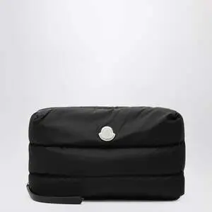 Moncler Caradoc Beauty Case In Quilted Nylon - Black