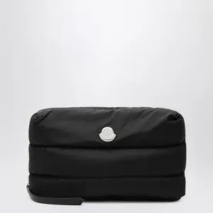 Moncler Caradoc Beauty Case In Quilted Nylon - Black