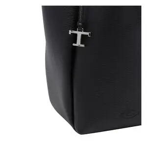 TOD'S Leather Bucket Bag - Black