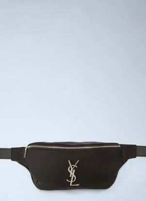 Saint Laurent Cassandre Classic Belt Bag - Black