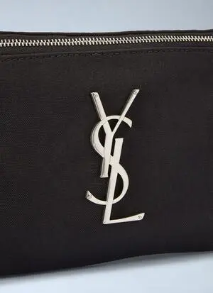 Saint Laurent Cassandre Classic Belt Bag - Black