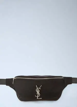 Saint Laurent Cassandre Belt Bag - Black