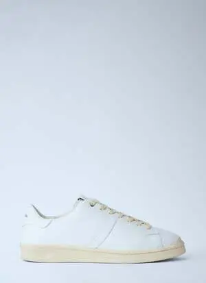 JIL SANDER Leather Sports Sneakers - White