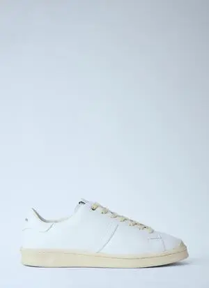 JIL SANDER Leather Sports Sneakers - White