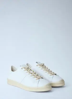 JIL SANDER Leather Sports Sneakers - White
