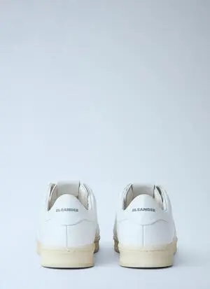JIL SANDER Leather Sports Sneakers - White