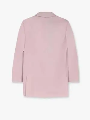 Max Mara Wool, Mohair, And Silk Blend Ombrosa Blazer - Multicolor
