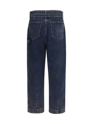 Giorgio Armani Wide-leg Jeans With Belt