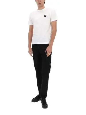 Stone Island Cargo Pants With Logo Patch