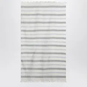 TEKLA Beach Towel With Striped Pattern