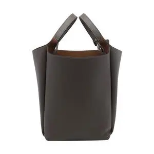 TOD'S Small Leather Bucket Bag - Green